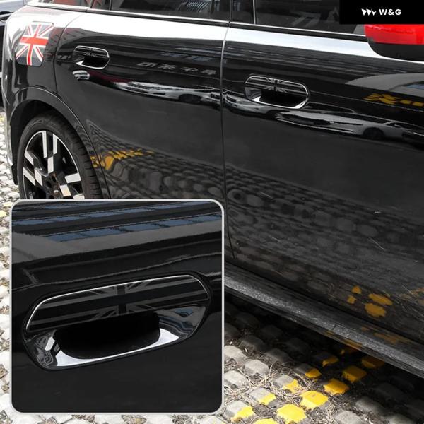 MINI COOPER COUNTRYMAN U25 2024 2025 2個 車 ドアハンドル ドアカバー 外装 スタイリング アクセサリー ステッカー PC プラスチック カスタムパーツ アクセサリー 交換用部品Hign-concern...