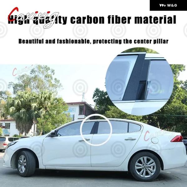 車ドア窓ピラー センターポスト トリム ステッカー BMW 3シリーズE46セダン1995-2004 TIANG PILAR DIPOLES カスタムパーツ アクセサリー 交換用部品Hign-concerned Chemical:NoneO...