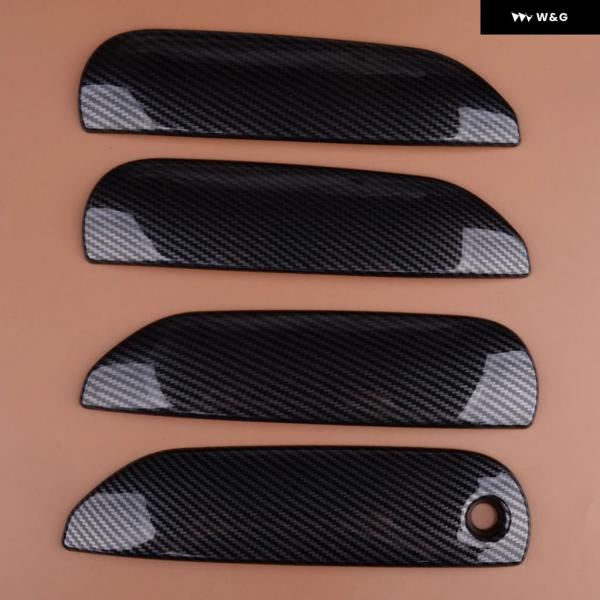 ABS カーボン グレイン 外装 ドアハンドル カバー トリム ホンダ ハッチバック 2009-13 カスタムパーツ アクセサリー 交換用部品Hign-concerned Chemical:NoneItem Width:20cmModel ...