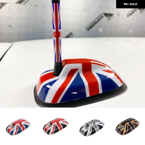 ユニオンジャックアンテナアンテナベースデコレーションケースカバー ステッカー ミニクーパーF65 F66 F56 F55カー スタイリング アクセサリー カスタムパーツ アクセサリー 交換用部品Hign-concerned Chemical...