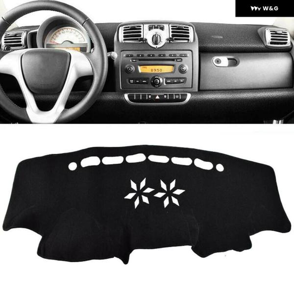 フロント ダッシュボード カバー カーペット ダッシュボード 耐熱マットシールド パッド シェード ストリップ メルセデス ベンツ スマートフォーツーW451 2008-2013 カスタムパーツ アクセサリー 交換用部品Hign-conce...