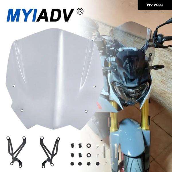 ウィンドスクリーン ウィンドシールド BMW G310R G 310 2017-2020 2021 2022 オートバイ フェアリング ABS ウィンドデフレクター マウント ブラケット 付き カスタム パーツ アクセサリーHign-con...