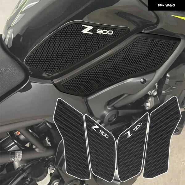 バイク アクセサリー カワサキ Z900 Z900SE 2017-2023 燃料タンク パッド 滑り止めサイド ステッカー デカール ガスニー グリップ カスタム パーツ アクセサリーProtective parts:OtherHign-c...
