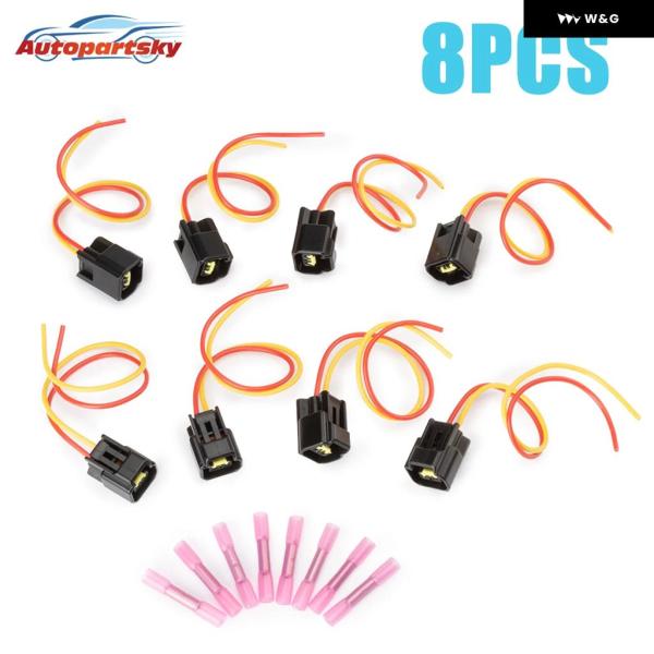 8個セット DJ7022Y-2.3-21 イグニッション コイルコネクタプラグ ハーネス フォード 4.6L 5.4L 6.8L マスタング F150 F250 マツダ スズキ カスタム パーツ アクセサリーHign-concerned C...