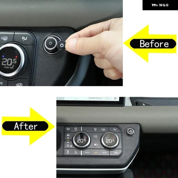 2020-2023 ランドローバー ディフェンダー 90 110 /2023 ランドローバー レンジローバー ヴォーグ カー ワン ボタン スタート ボタン ステッカー カーアクセサリー カスタム パーツ アクセサリーHign-concer...