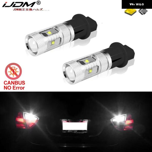 2個高出力ホワイト30W PH16W LED 電球 アウディ BMW VOLVOなどフロント ウィンカーライト リバースライト DRL カスタム パーツ アクセサリーHign-concerned Chemical:NoneFor Vehic...
