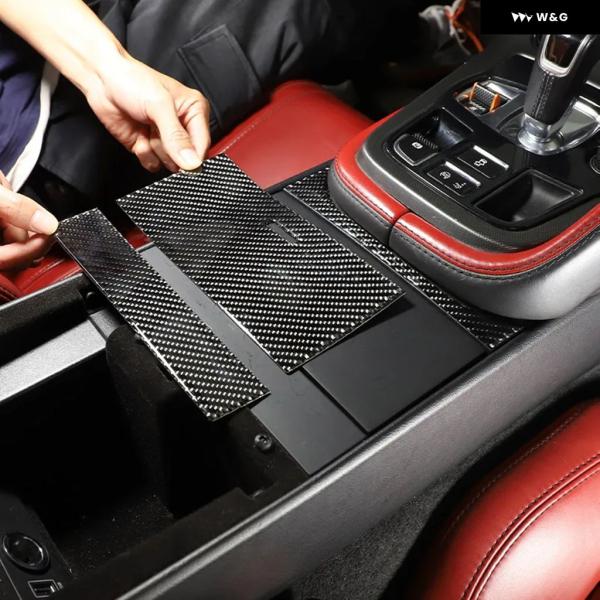 ジャガー F-TYPE 2013-2024 ソフトカーボン センター コンソール 収納 ボックス パネル カバー 装飾 ステッカー カーアクセサリー カスタム パーツ アクセサリーHign-concerned Chemical:NoneIt...