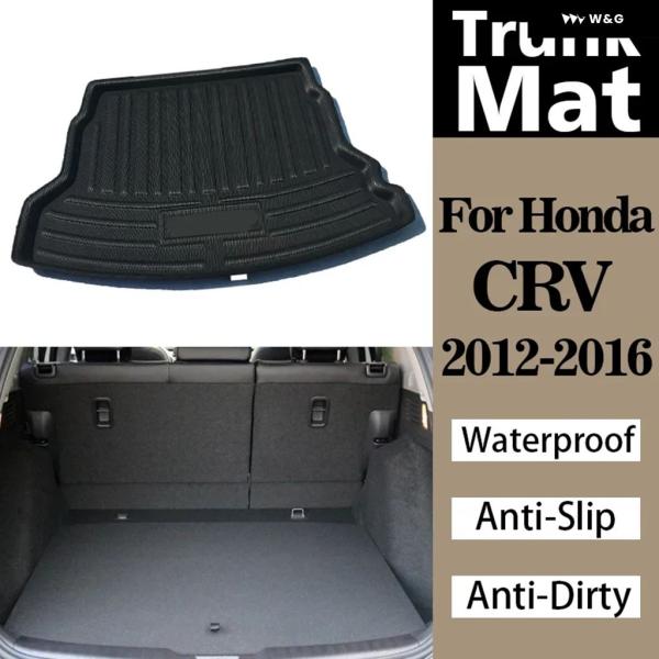 トランク マット ホンダ CRV CR-V 2012-16 カーゴ ブーツ カーペットフロアトレイ リア トランク マット滑り止め 防水 カスタム パーツ アクセサリーTypes of Car Floor Mats:All WeatherP...