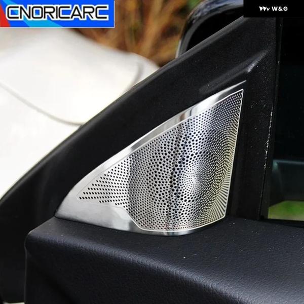 メルセデス ベンツ CLA C117 2013-2019 ドアウィンドウ Aピラー トライアングルツイーター オーディオ スピーカー カバー デコレーション トリム カーアクセサリー カスタム パーツ アクセサリーItem Weight:0...