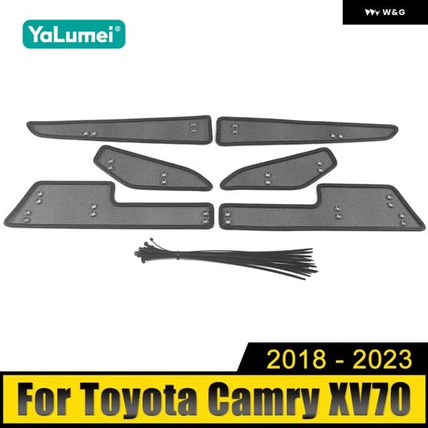トヨタ カムリ 70 XV70 2018-23 ステンレス フロント レーシング グリル 虫よけスクリーン ボディ カバー ネット カスタム パーツ アクセサリーHign-concerned Chemical:NoneItem Weight...