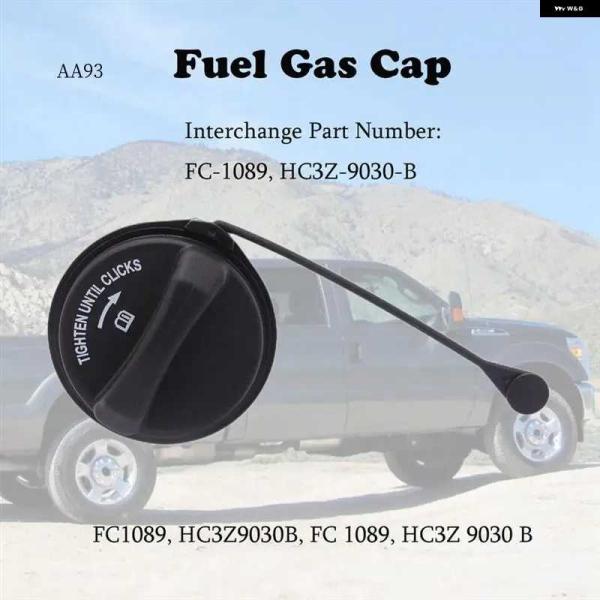 FC1089 燃料ガスキャップ ストラップ付き 非ロック式 HC3Z-9030-B フォード F-150 レンジャーエッジ マスタング モータークラフト 燃料タンク フィラー カスタム パーツ アクセサリーHign-concerned Ch...