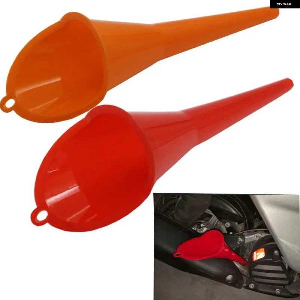 NORDSON 汎用 9インチ ネック ファンネル オイル プラスチック ドロッパー 車 給油 フィラー オートバイ バイク ハーレー オートバイ バイク モトアクセサリー カスタム パーツ アクセサリーHign-concerned Che...