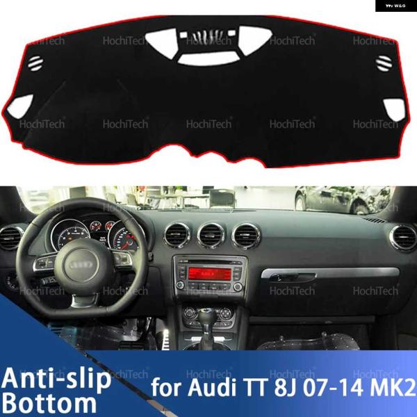 アウディ TT 8J 2007 ~ 2014 MK2 オート ダッシュボード カバー ダッシュマットボード パッド カーペットダッシュマット UVカットマット 左 右ハンドル カスタム パーツ アクセサリーHign-concerned Ch...