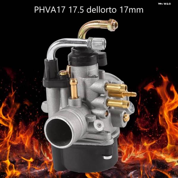PHVA17 17.5 DELLORTO 17MM 交換用 キャブレター AEROX 50/ミナレリ PHBN-17.5MM スタイル 2 ストローク キャブレター カスタム パーツ アクセサリーHign-concerned Chemica...