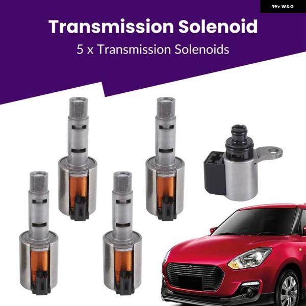 5個 RE0F11A JF015E CVTトランス ミッション ソレノイド ギア ボックス キット 日産 セントラ ヴァーサ スパーク スズキ スイフト 2012-2015 カスタム パーツ アクセサリーHign-concerned Che...