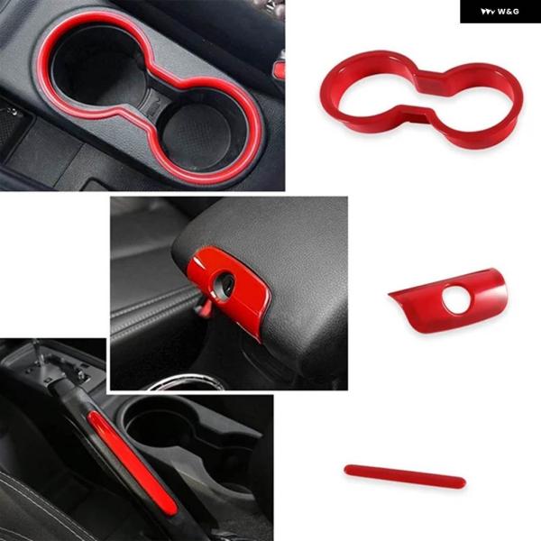 車内 装飾 トリム キット - 2デコレーションカバー ジープ ラングラー JK 2007-2017 内装 カスタム パーツ アクセサリーHigh-concerned chemical:NoneSticker Placement:Suite...