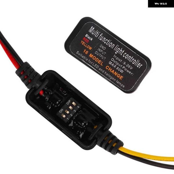 4個 16モード調整可能 LED ブレーキライト フラッシャーストロボ コントローラ ー 汎用カー バイク 交換用 カスタム パーツ アクセサリーHigh-concerned chemical:NoneOrigin:Mainland Chi...