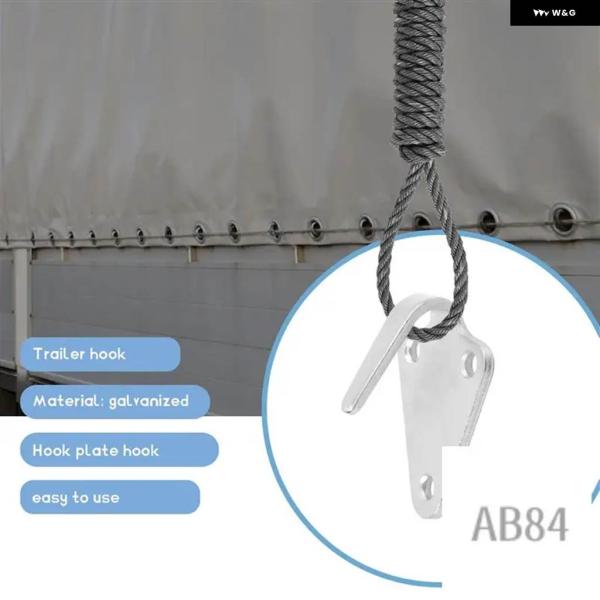 10個3穴 防水 ターポリンフックトレーラー接続ネットフックフックアイアン板フックトレーラーに カスタム パーツ アクセサリーHigh-concerned chemical:NoneOrigin:Mainland ChinaSpecific...