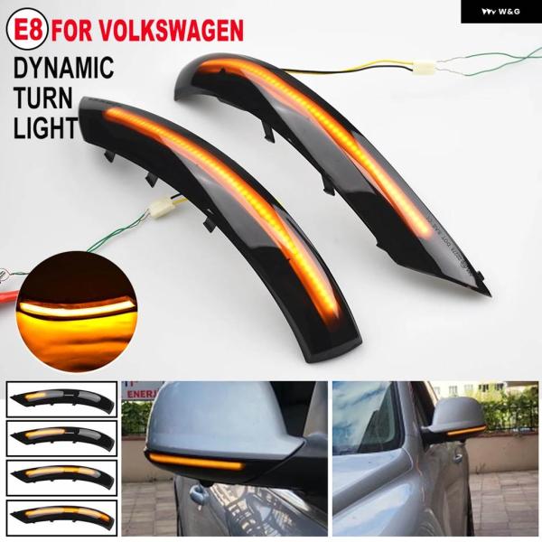 VW フォルクスワーゲン トゥアレグ I MK1 7L フェイスリフト 39356 車 LED ダイナミック インジケーター ウィンカーライト ウィンカー ミラー ランプ カスタム パーツ アクセサリーVW Volkswagen Touar...