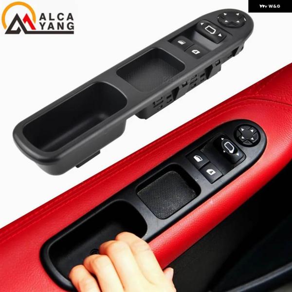 PEUGEOT 307 SW CC 307SW 307CC RHD インターセプター ガラス コマンド パワー マスター ウィンドウ スイッチ コンソール ボタン 右ハンドル 車 カスタム パーツ アクセサリーPEUGEOT 307 SW ...