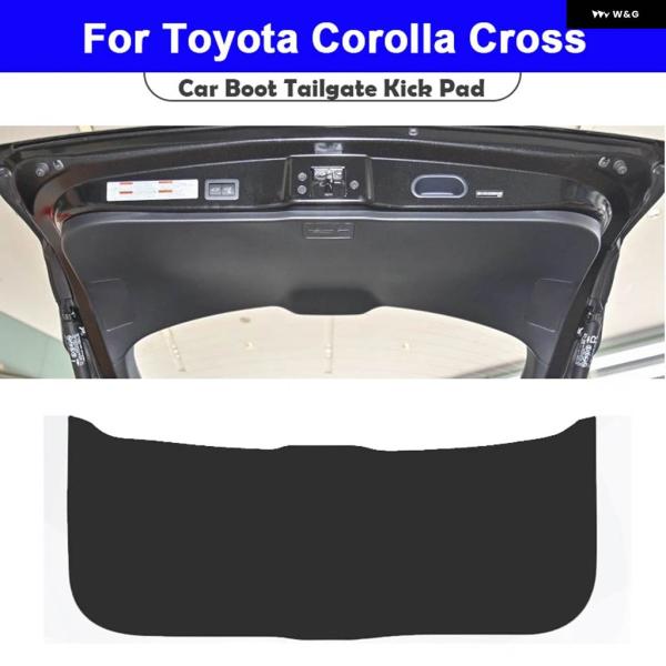 トヨタ カローラ クロス 2020-2023 2024 2025 カー トランク テールゲート キック パッド レザー アンチキック 汚れ防止 トランク ドアマット プロテクション カスタム パーツ アクセサリーToyota Corolla...