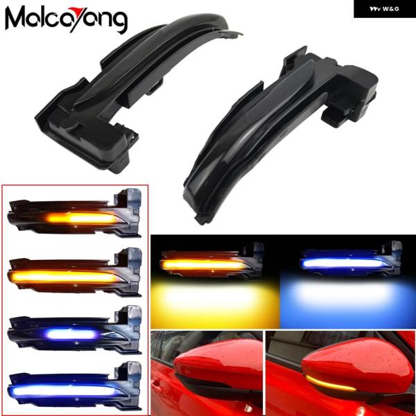 フォード フォーカス MK4 2019-2020 LED サイドミラー ライト インジケーター シーケンシャル ウィンカーランプ ダイナミック ウィンカーライト カスタム パーツ アクセサリーFord Focus Mk4 2019-2020...