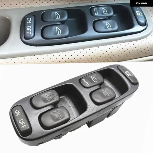 フロント左 ボルボ V70 S70 XC70 1998 1999 2000 電動ウィンドウ コントロール マスター コントロール スイッチ ボタン 8638452 カーアクセサリー カスタム パーツ アクセサリーFront Left Vol...