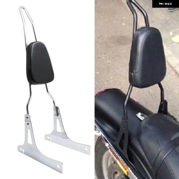 パッセンジャーリア シーシーバー バックレスト ハーレー ダビッドソン ダイナ FXD FXDB FXDC FXDL 2006-2016 クローム カスタム パーツ アクセサリーPassenger Rear Sissy Bar Backre...