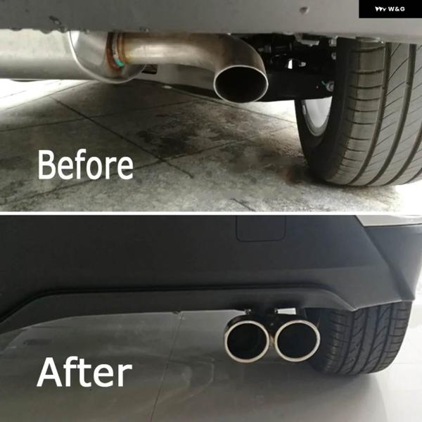 シングル/ダブルマフラー テール パイプ チップ テール パイプ シングル/ダブル トヨタ CHR 2018-21 カスタム パーツ アクセサリー1Pc Single/Double Exhaust Muffler Tail Pipe Tip...