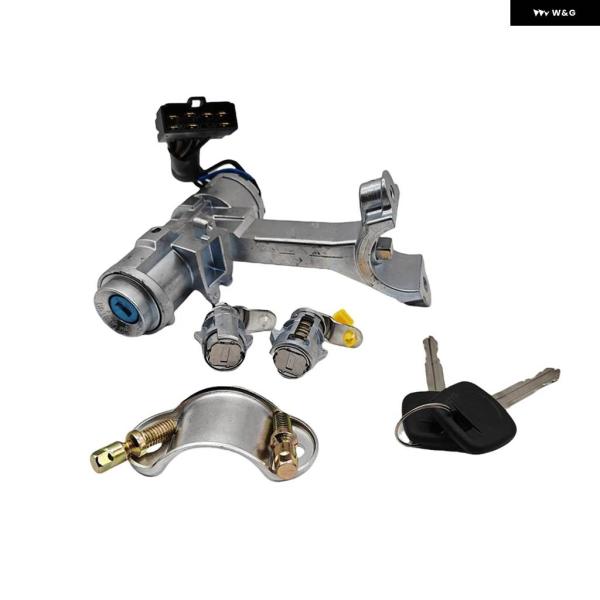 45280-35220 車 イグニッション スイッチ 左右ドアロックセット キー2個付き トヨタ ハイラックス 1988-2000 84450-35130 69057-3505 カスタム パーツ アクセサリー45280-35220 Car ...