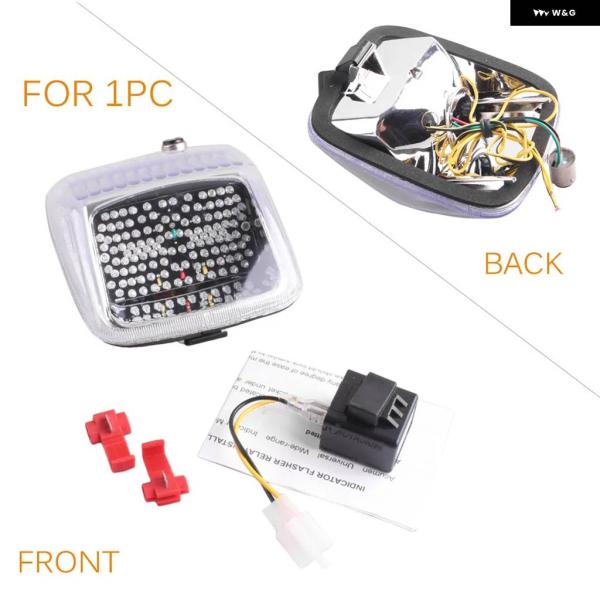 E-MARK オートバイ 一体型 LED リアテールブレーキストップライト ウィンカーランプ テールライト アセンブリ ハーレー ダビッドソン V-ROD カスタム パーツ アクセサリーE-Mark Motorcycle Integrate...