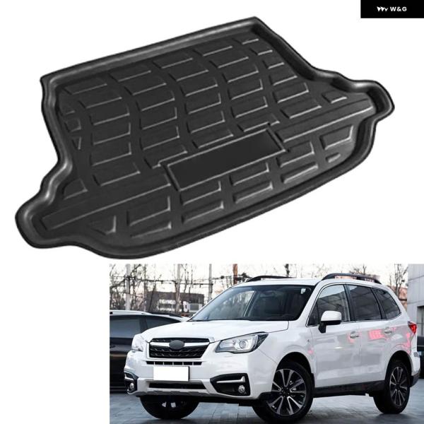 オートリア トランク トレイカーゴ ブーツ マットフロア プロテクター スバル フォレスター 2013-18 カスタム パーツ アクセサリーAuto Rear Trunk Tray Cargo Boot Mat Floor Protecto...