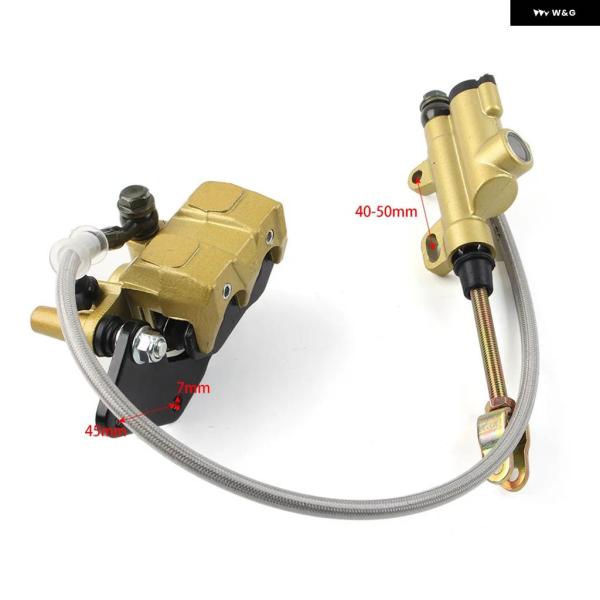 リア 油圧 ブレーキ シリンダー キャリパー パッド APOLLO SSR 110CC 125CC ダート バイク モトクロス バイク カスタム パーツ アクセサリーRear Hydraulic Brake Cylinder Caliper...