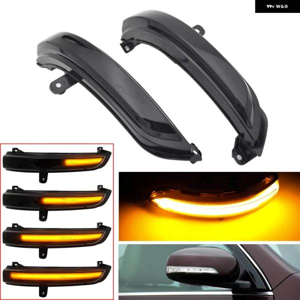 2ピース LED ダイナミックウィンカー ライト サイドミラー シーケンシャル インジケーター ランプ 日産 ティアナ J32 2008-2012 カーアクセサリー カスタム パーツ アクセサリーHigh-concerned chemica...