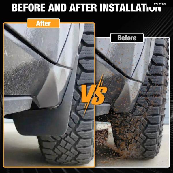 4PCS マッド フラップ スプラッシュガード マッド フラップ フロント リア トヨタ 4RUNNER N280 2010-2024 2023 第5世代 カスタム パーツ アクセサリーHigh-concerned chemical:Non...