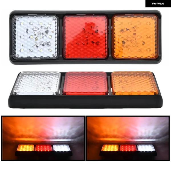 2個 12V 24V トラック リアライト トレーラー テールライト 貨物車 テールライト ブレーキ ウィンカー リバースランプ バック ヘッドライト カスタム パーツ アクセサリーVoltage:12 V / 24 VSpecial Fe...