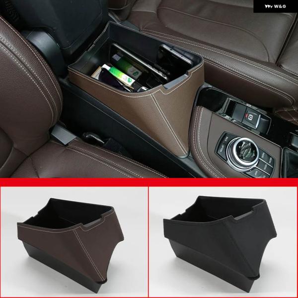 カーセンター アームレスト 収納 ボックス コンテナ ホルダー トレイ BMW X1 F48 2016-2020 X2 F47 2018-2020 カーアクセサリー 左ハンドル カスタム パーツ アクセサリーType:Armrest Box...