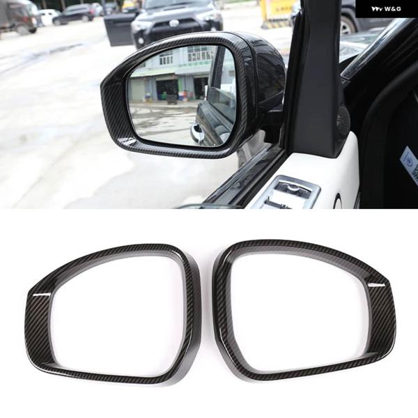 ABSカーボン サイドミラー フレーム カバー トリム ランドローバー ディスカバリー4 LR4 2010-2016 LHD 外装 アクセサリー カスタム パーツ アクセサリーHigh-concerned chemical:NoneSpec...