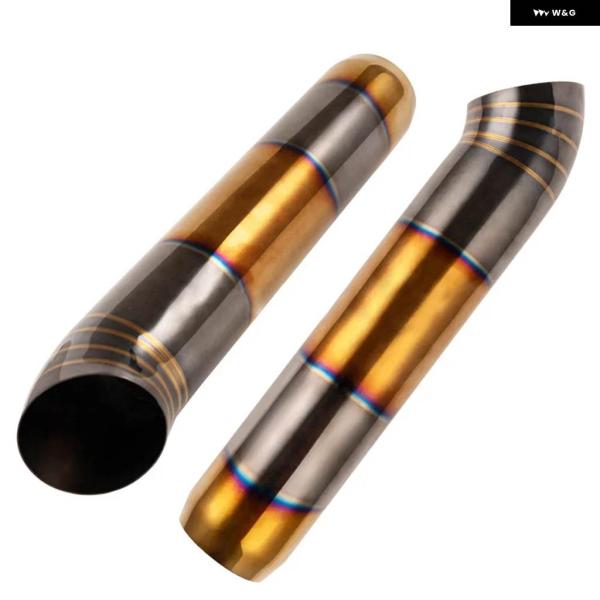 汎用 ステンレス 車マフラーマフラーテール パイプ 63MM-76MM レーシング排気 システム カスタム パーツ アクセサリーHigh-concerned chemical:NoneMaterial:Stainless SteelMode...