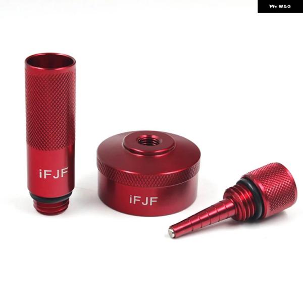 アルミ製レッド エクステンデッドランガスキャップ アダプター メスオイル交換ファネル マグネットチップオイルディップスティック ホンダ EU2000I EU10I カスタム パーツ アクセサリーOther Part Number:/Plac...