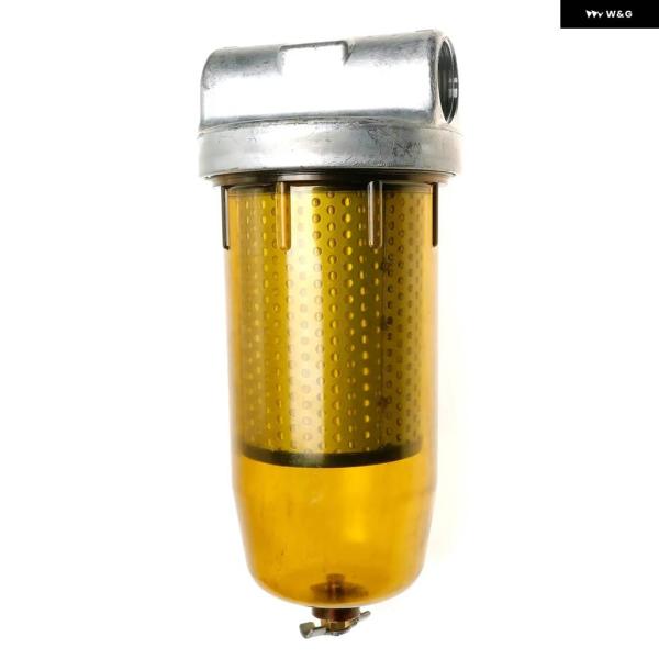 496 燃料タンク フィルター アセンブリ ガソリン とディーゼル水分離 30ミクロン M25GPM 150PSI 亜鉛1インチNPTトップキャップ付き カスタム パーツ アクセサリーHigh-concerned chemical:None...