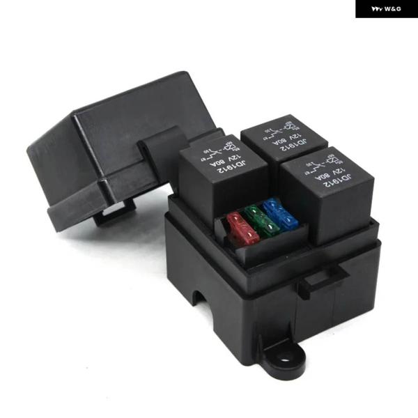 3リレースロットボートFセット12V / 24V車F ボックスセット 4/5ピン40 / 80A配線済み回路 Fリレー トラック RVボート カスタム パーツ アクセサリーHigh-concerned chemical:NoneSpecia...