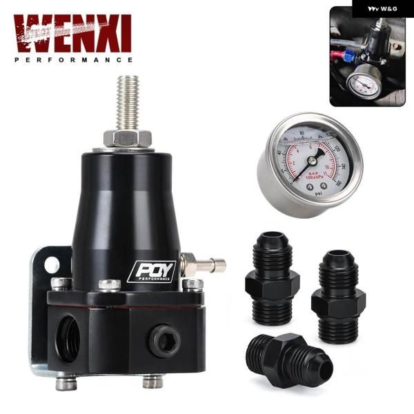 WX 汎用 燃料圧力レギュレーター ゲージ AN6 フィッティング 30-70 PSI WX7845 カスタム パーツ アクセサリーHigh-concerned chemical:NoneOther Part Number:00Placem...