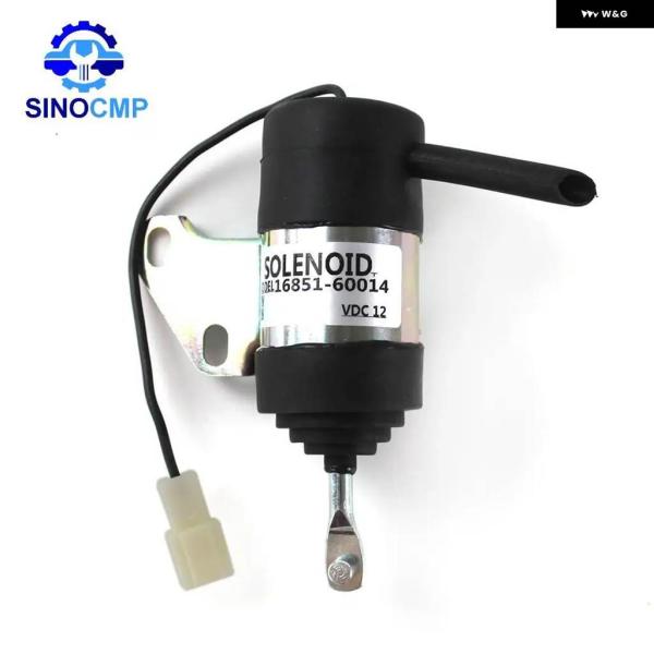 16851-60014 16851-60010 052600-4531 12V ストップ ソレノイド クボタ RTV900R RTV900S RTV900T RTV900W 燃料シャットダウン シャットオフ ソレノイド カスタム パーツ ア...