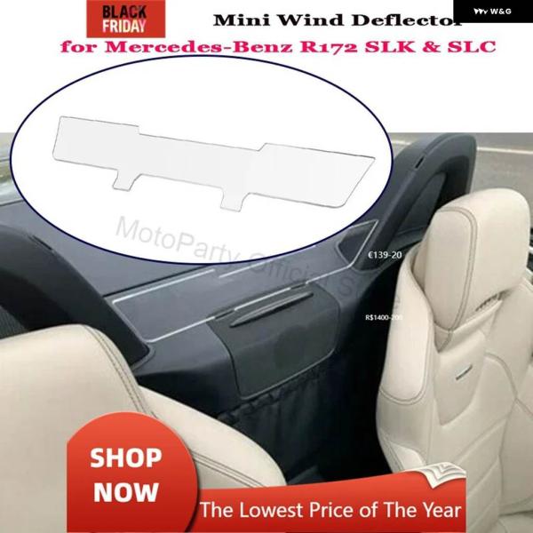 ミニウィンド ディフレクター ウィンドスクリーン 2011 - メルセデス ベンツ 55 AMG R172 SLK SLC 200 300 350 250 CDI/ D ガソリン コンバーチブル カスタム パーツ アクセサリーHigh-co...