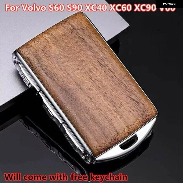 木製キーリモート コントロール ケースフォブシェル ボルボ S60 S90 XC40 XC60 XC90 V60 カスタム パーツ アクセサリーHigh-concerned chemical:NoneOrigin:Mainland Chin...