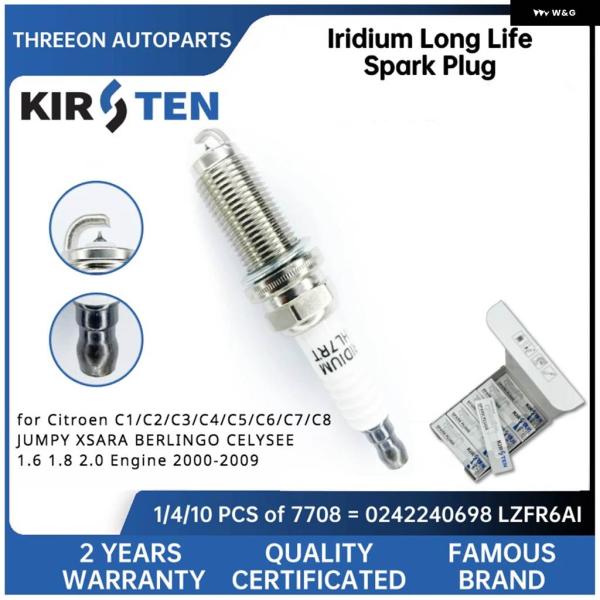 イリジウム スパークプラグ シトロエン C1/C2/C3/C4/C5/C6/C7/C8 JUMPY XSARA BERLINGO CELYSEE 1.6 1.8 2.0 エンジン 2000-2009 FR7NES カスタム パーツ アクセサ...