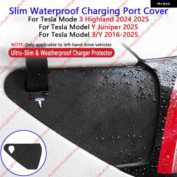 2025充電ポートカバー 充電 ステッカー TESLA MODEL 3/Y 2025アクセサリーMODELY JUNIPER MODEL3 HIGHLANDパーツ カスタム パーツ アクセサリーHigh-concerned chemical...
