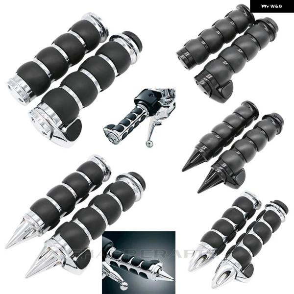 1インチ7/8インチ 4リングエア クッション ハンド グリップ スロットル付き ハーレー ホンダ 汎用 ヤマハ バイク クルーザー チョッパー カスタム パーツ アクセサリーHigh-concerned chemical:NoneItem...