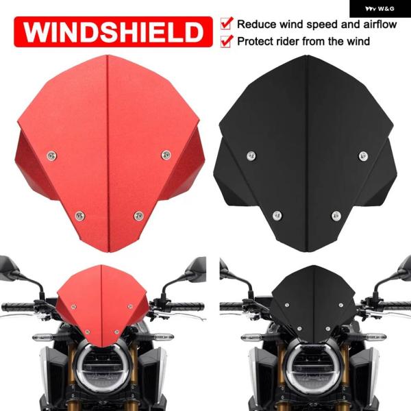 ホンダ CB650R ネオスポーツカフェ 2019-2023 CB1000R 2018-2020 フロント ディフレクター スクリーン用 バイク フロントガラス カスタム パーツ アクセサリーHigh-concerned chemical:...